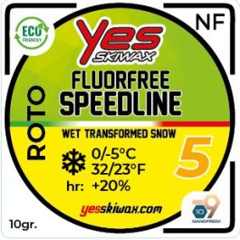 Yeswax Speedline Rotowax, Fluor Free, 0...-5 yellow ,10g | Skiwax Europe